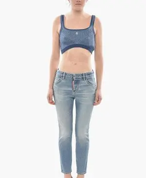 Palm Angels Sleeveless Crop Top