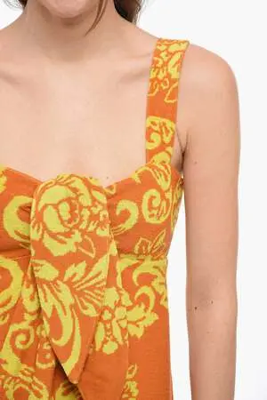 ALEMAIS Alby Floral-print Midi Dress