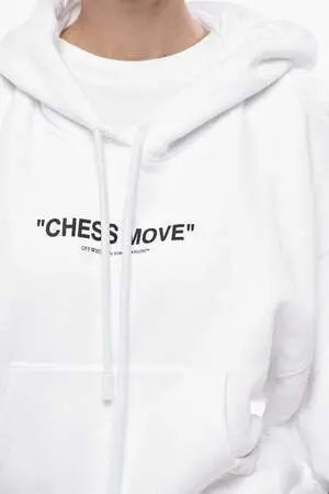 Off-White Slogan-print Drawstring Hoodie