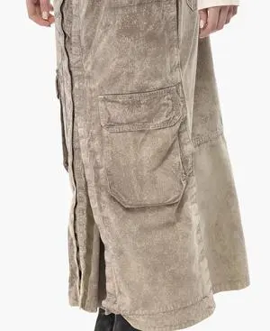 Y/project Maxi Cargo Denim Skirt