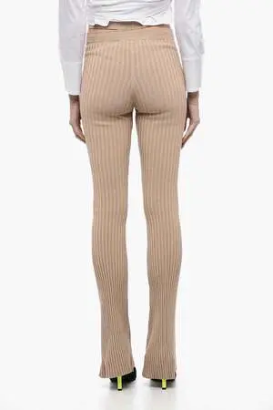 ANDREĀDAMO Cut-out Flared Pants