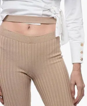 ANDREĀDAMO Cut-out Flared Pants