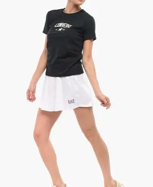CONVERSE Logo-print Slim-fit T-shirt