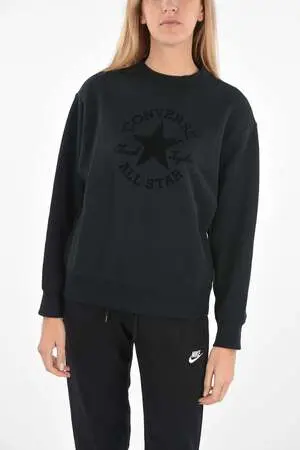 CONVERSE Logo-print Sweatshirt - Black