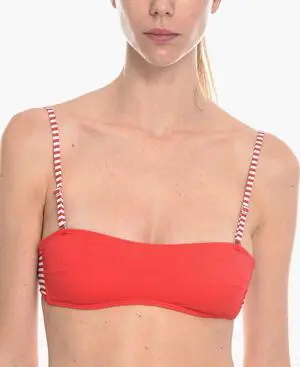 DIESEL® Striped-strap Bikini Top