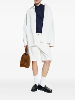 Balmain Knee-length Denim Shorts