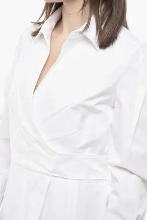 Max Mara Balzac Wrap Shirt Dress