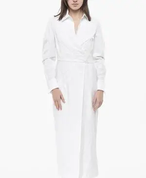 Max Mara Balzac Wrap Shirt Dress