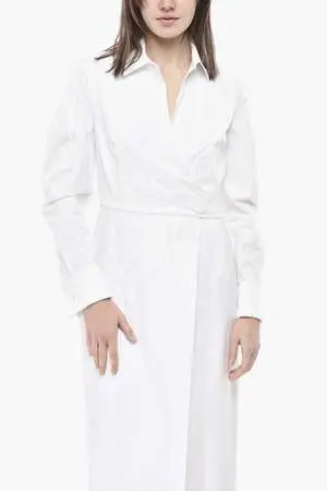 Max Mara Balzac Wrap Shirt Dress