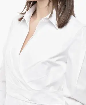 Max Mara Balzac Wrap Shirt Dress