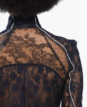 Off-White Flower Wheel Long Dress