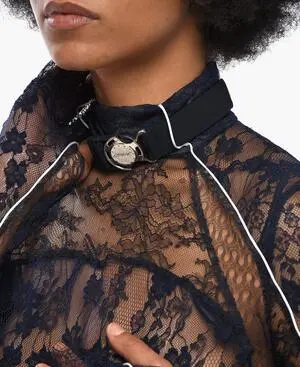 Off-White Flower Wheel Long Dress