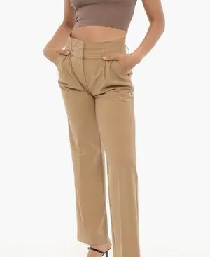 THE GARMENT Pisa Trousers With Belt Loops