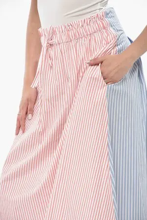 Woolrich Striped Midi Skirt