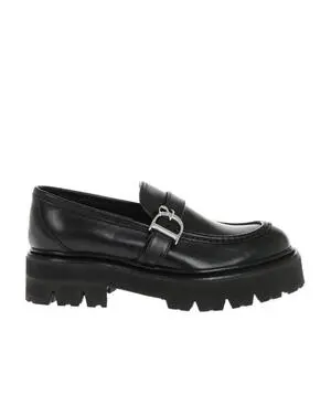 Dsquared2 Monogram-detail Flat Loafers - Black