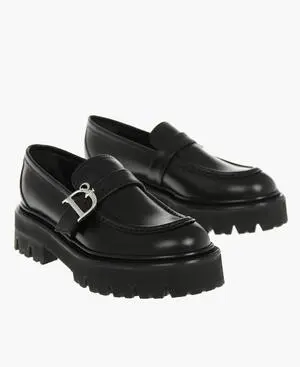 Dsquared2 Monogram-detail Flat Loafers