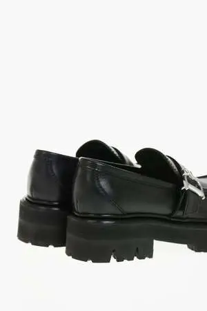 Dsquared2 Monogram-detail Flat Loafers