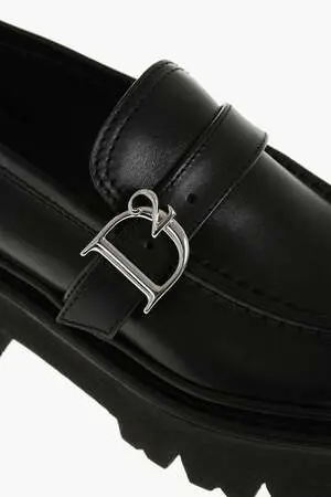 Dsquared2 Monogram-detail Flat Loafers