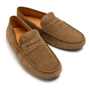 TOD'S Suede Penny Loafers