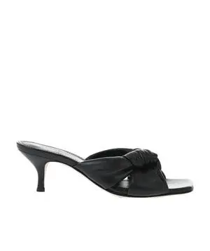 Fabiana Filippi Twisted Slip-on Sandals - Black