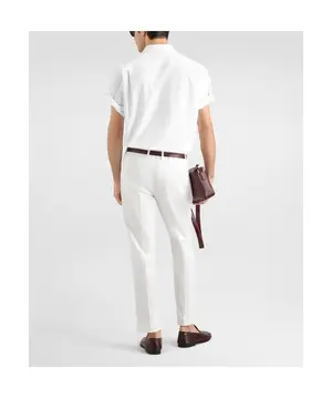 Dolce & Gabbana Hawaii Poplin Shirt With Cutwork