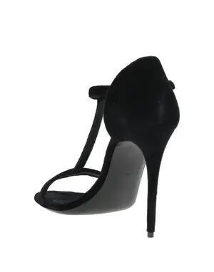 Dolce & Gabbana Velvet T-shaped High-heeled Sandals