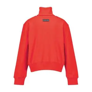 MARINE SERRE Half-zip Fleece Sweatshirt