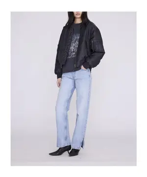 ANINE BING Crew-neck Oversized-fit T-shirt