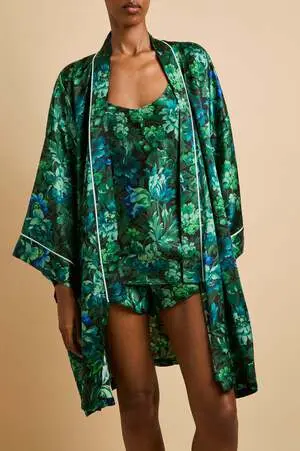 Olivia Von Halle Bella Eden Floral Camisole Set
