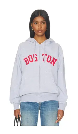 DEPARTURE Boston Full Zip Hoodie - Grey