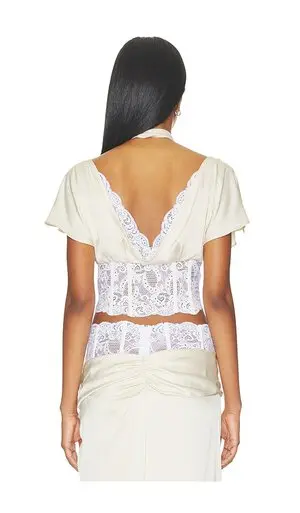 ANIYE RECORDS Juno Top In Cream