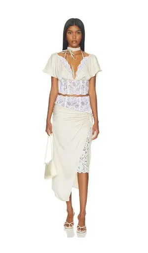 ANIYE RECORDS Juno Top In Cream