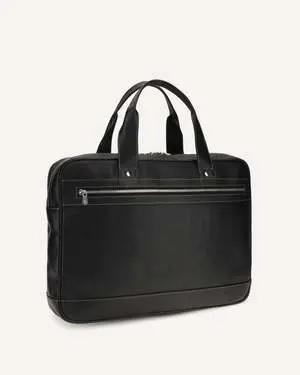 Brunello Cucinelli Grained Calfskin Zip-top Handbag