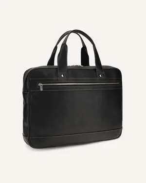 Brunello Cucinelli Grained Calfskin Zip-top Handbag