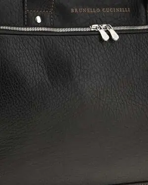 Brunello Cucinelli Grained Calfskin Zip-top Handbag