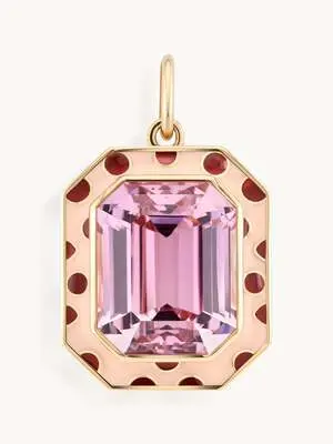 HOUSE JANOLO The Kunzite Orchid Pendant