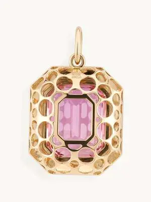 HOUSE JANOLO The Kunzite Orchid Pendant