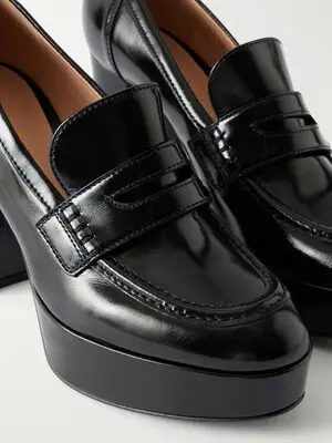 GIANVITO ROSSI Hadden 70 Patent-leather Platform Pumps