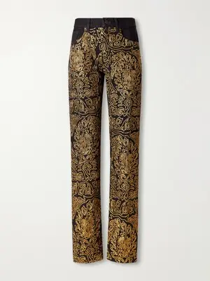 Polo Ralph Lauren Embroidered Mid-rise Straight-leg Jeans
