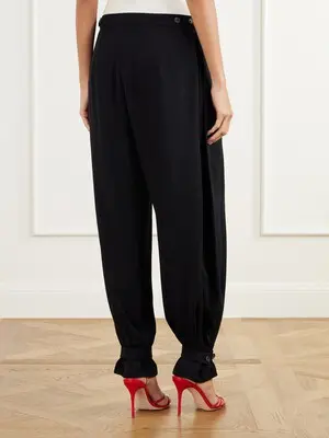 Polo Ralph Lauren Pleated Crepe Tapered Pants