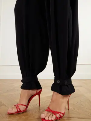 Polo Ralph Lauren Pleated Crepe Tapered Pants