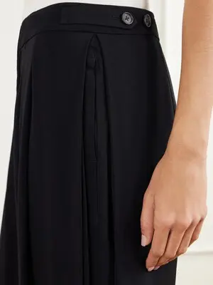 Polo Ralph Lauren Pleated Crepe Tapered Pants