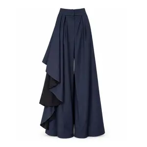 JULIA ALLERT Draped Trousers - Blue