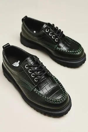 Dr. Martens Lowell Croc Embossed Oxfords