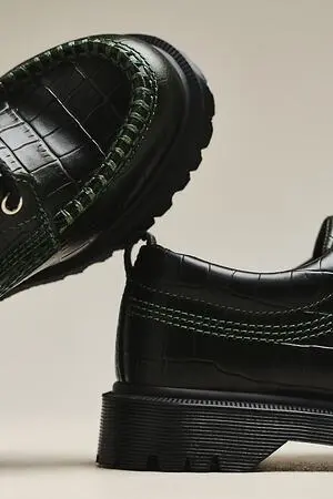 Dr. Martens Lowell Croc Embossed Oxfords