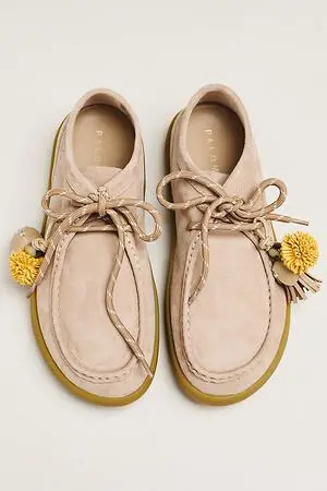 PALOMA BARCELO Palomitas Paloma Barceló Ra Suede Moccass - Beige