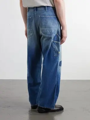 ORSLOW Straight-leg Distressed Jeans
