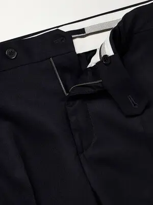 SLOWEAR Incotex Tapered Wool-blend Flannel Cargo Trousers