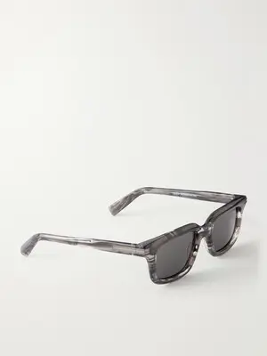 Zegna Square-frame Acetate Sunglasses