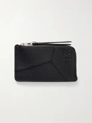 Loewe Puzzle Full-grain Leather Cardholder - Black